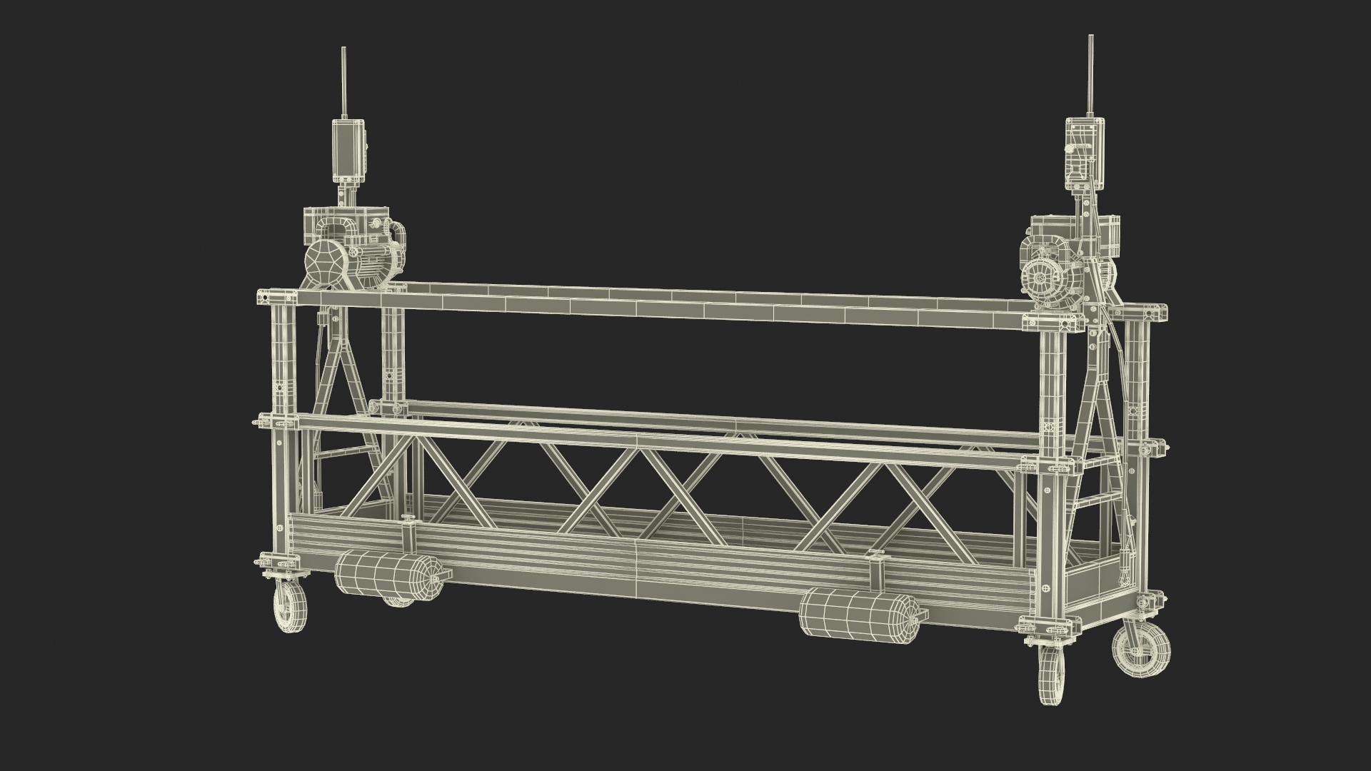 Window Cleaning Platform 3D Model - TurboSquid 2239793