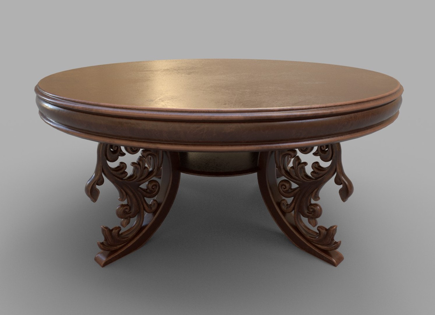3D Antique Furniture Semarang Table Chair - TurboSquid 1317500