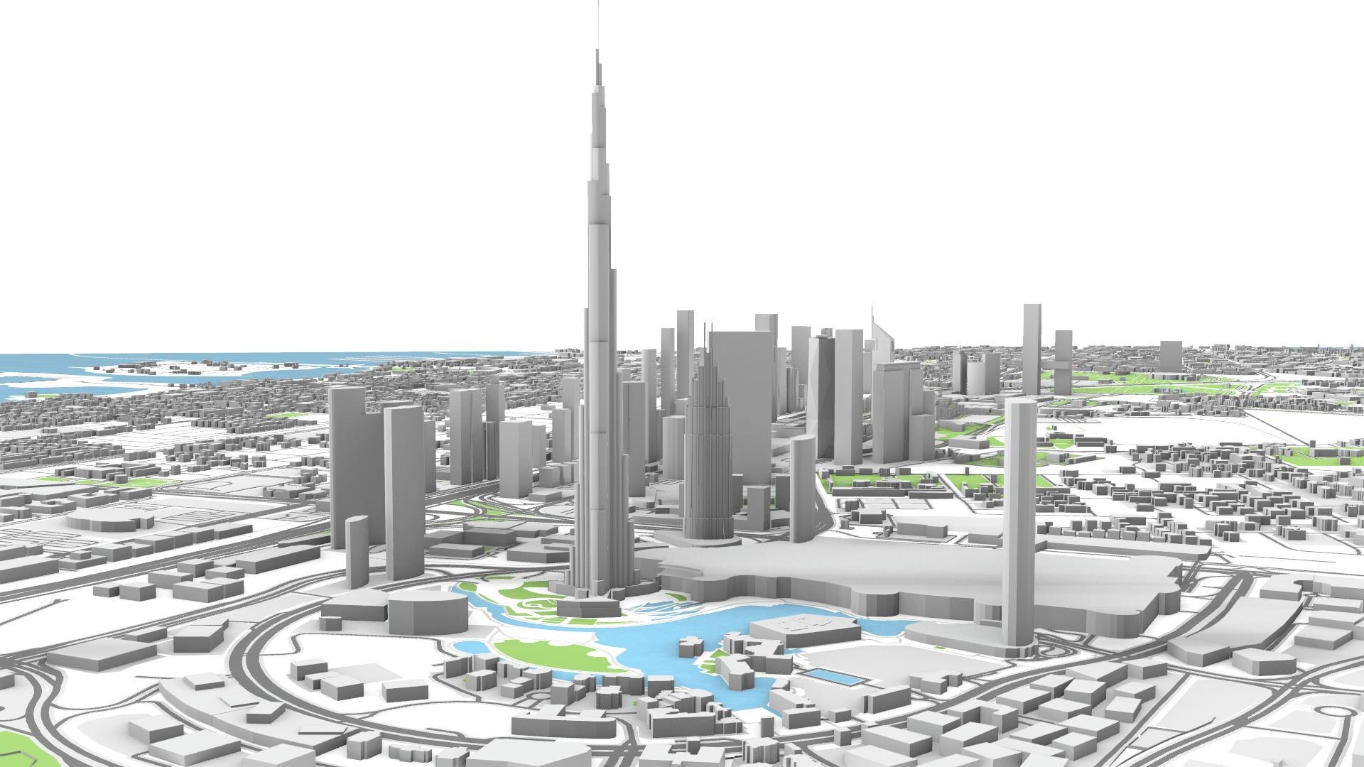 3D Dubai Model - TurboSquid 2301527