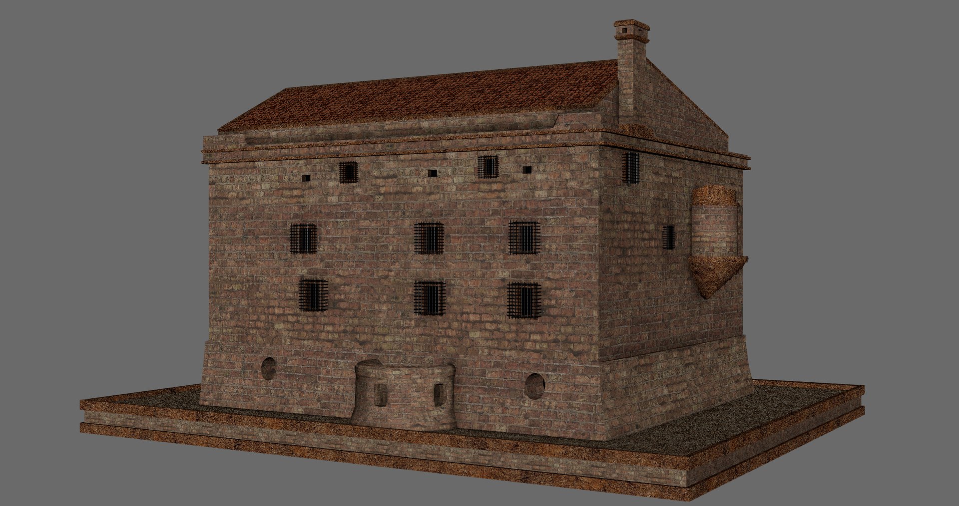 Ancient Building 3D Model - TurboSquid 2218230