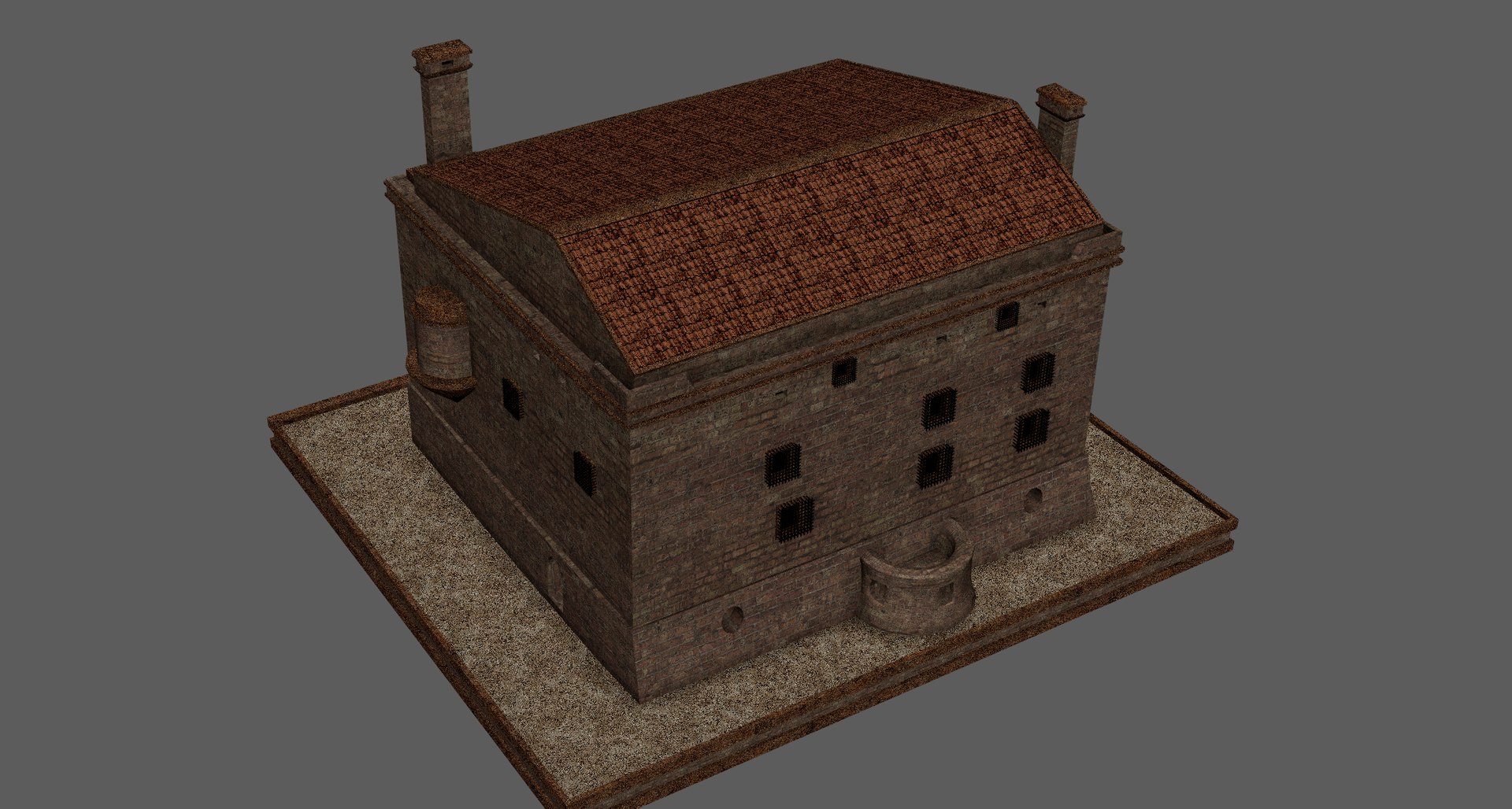 Ancient Building 3D Model - TurboSquid 2218230