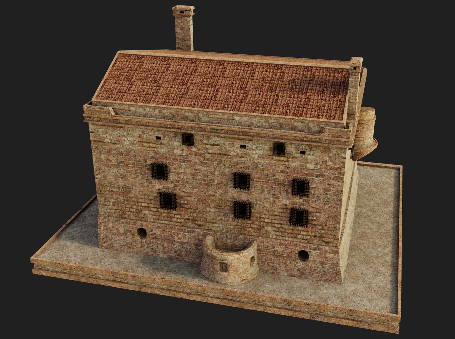 Ancient Building 3D Model - TurboSquid 2218230