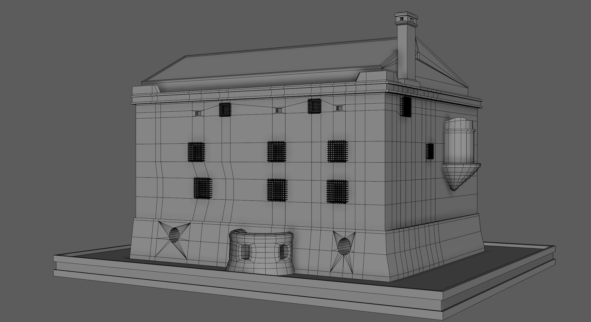 Ancient Building 3D Model - TurboSquid 2218230
