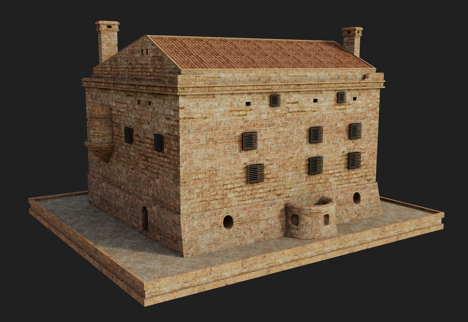 Ancient Building 3D Model - TurboSquid 2218230