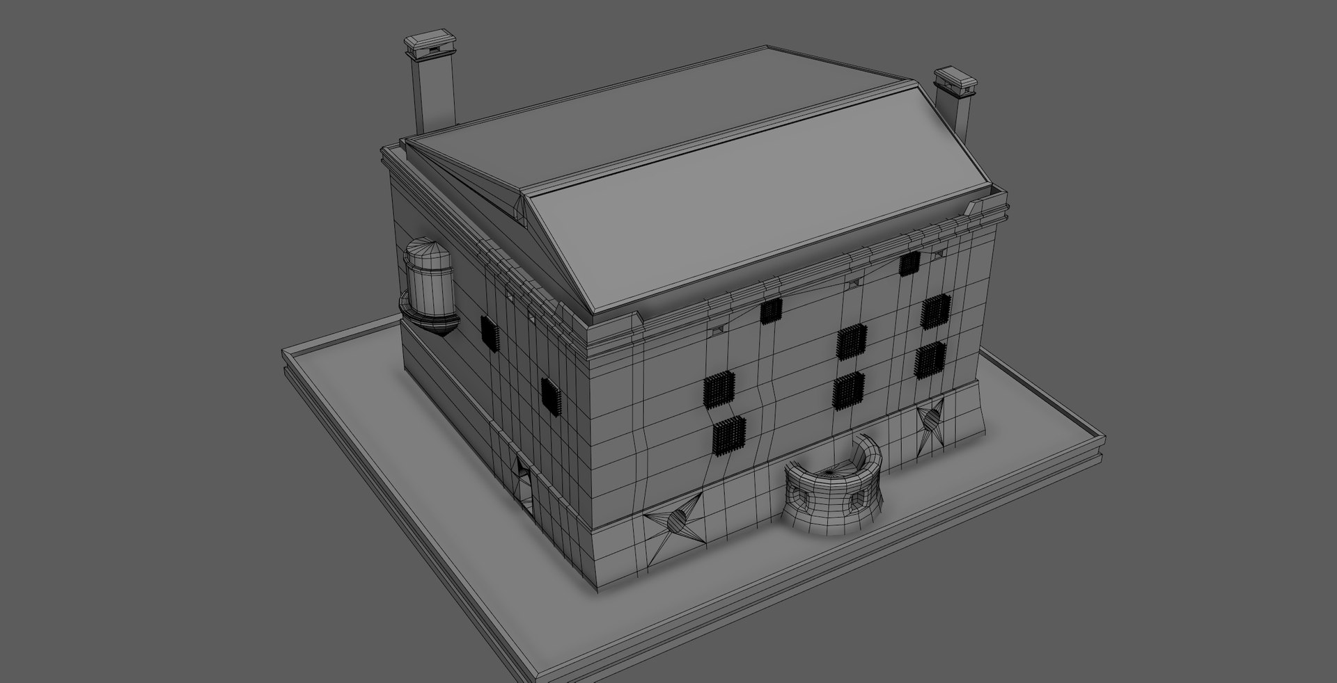 Ancient Building 3D Model - TurboSquid 2218230