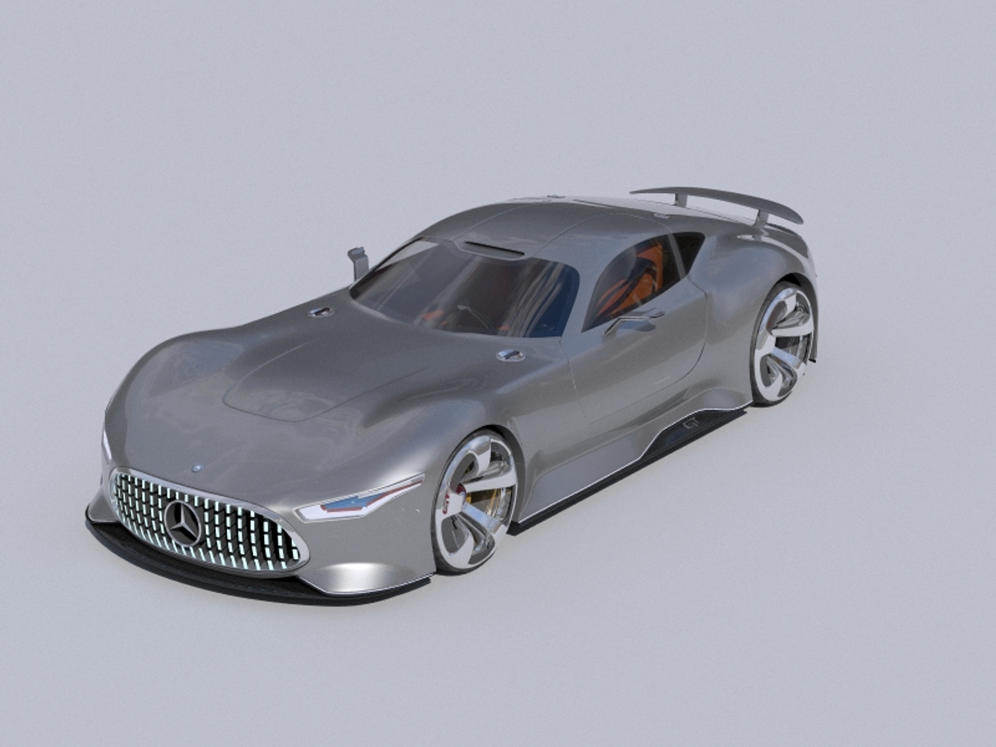 3d Mercedes Vision Gt Model