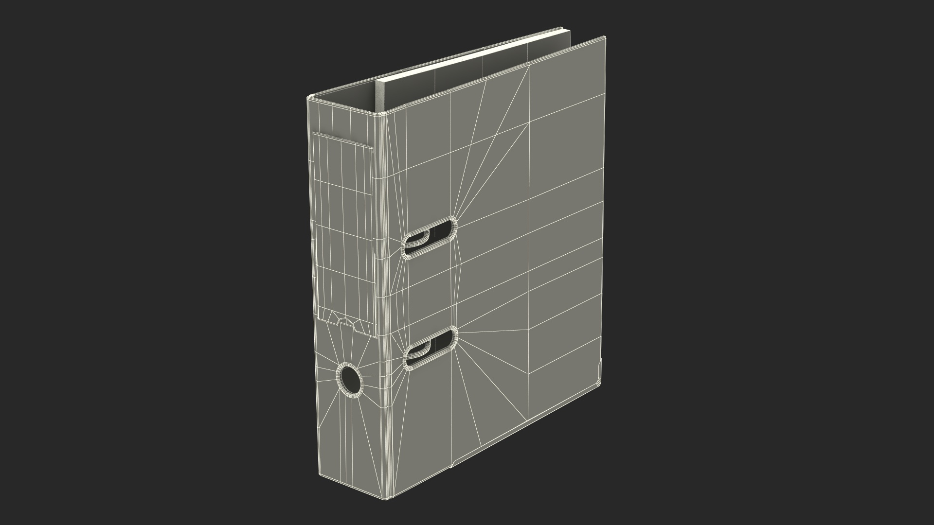 3D Hardcover Folder With Sheets - TurboSquid 2136373