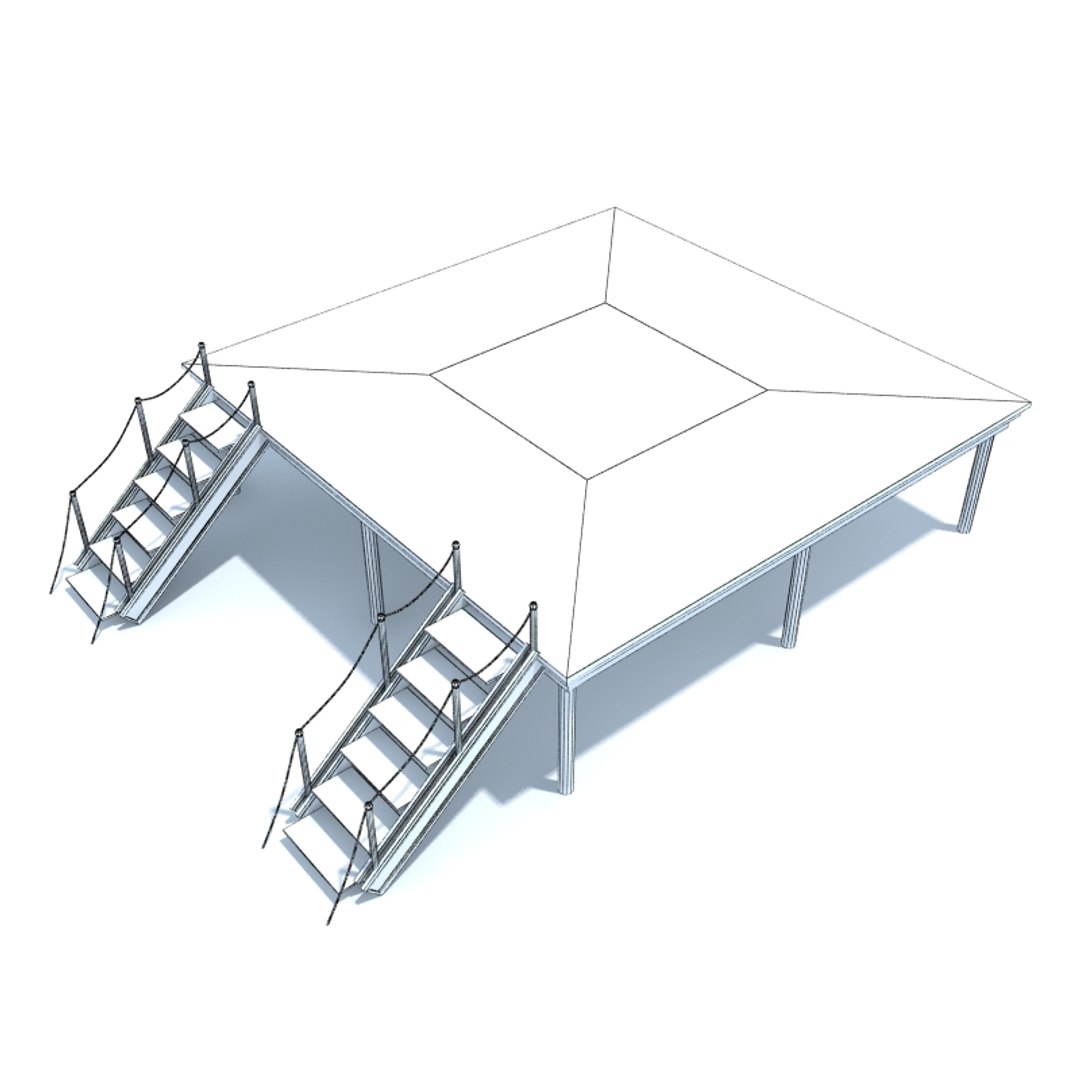 Helicopter Platform 3d Model