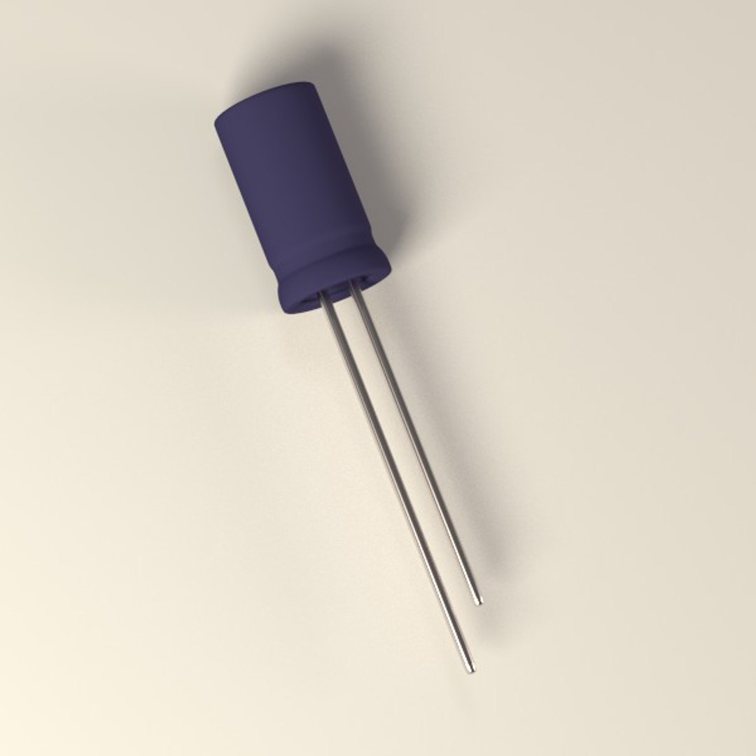 Capacitors 3d Model