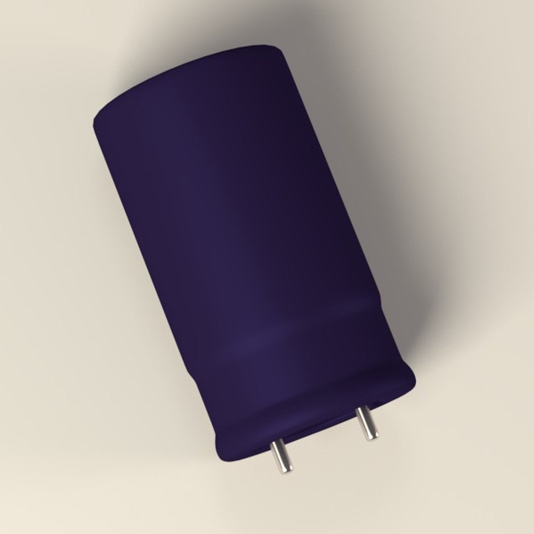 Capacitors 3d Model