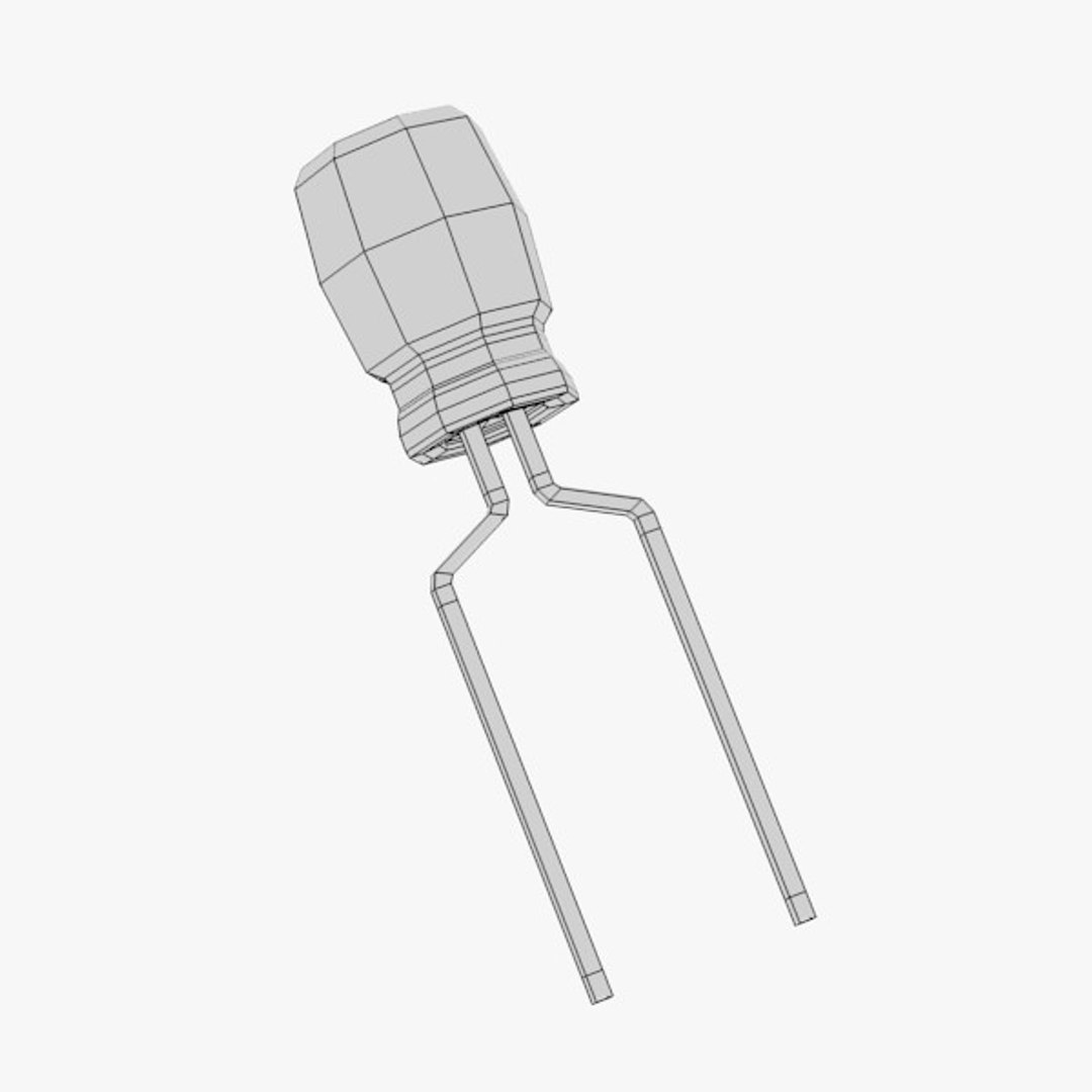 Capacitors 3d Model