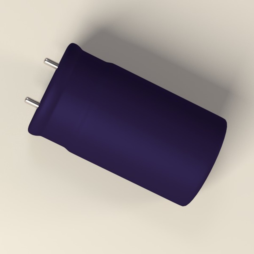Capacitors 3d Model