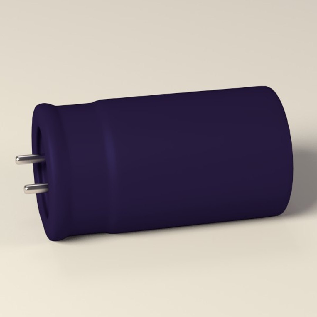 Capacitors 3d Model