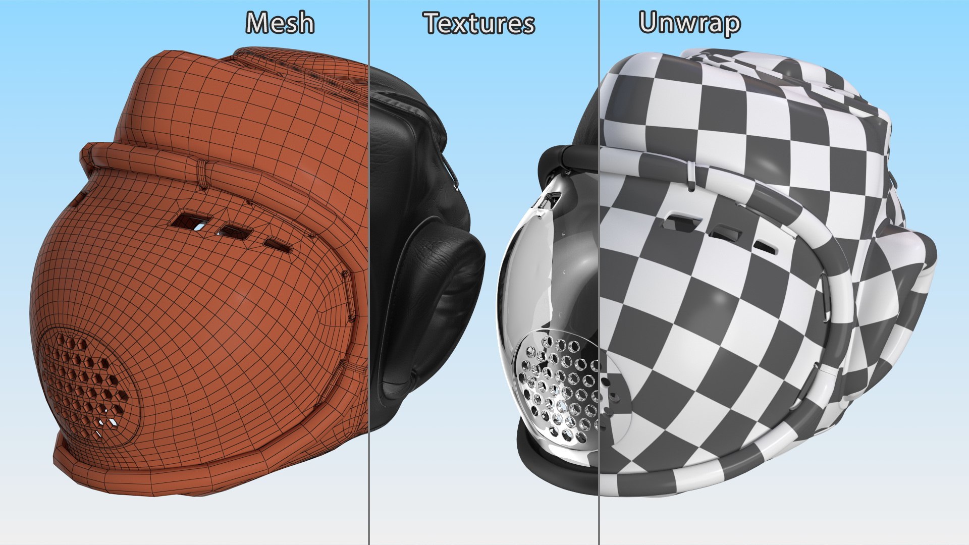 Kudo Helmet Playwell Black 3D Model - TurboSquid 2188897