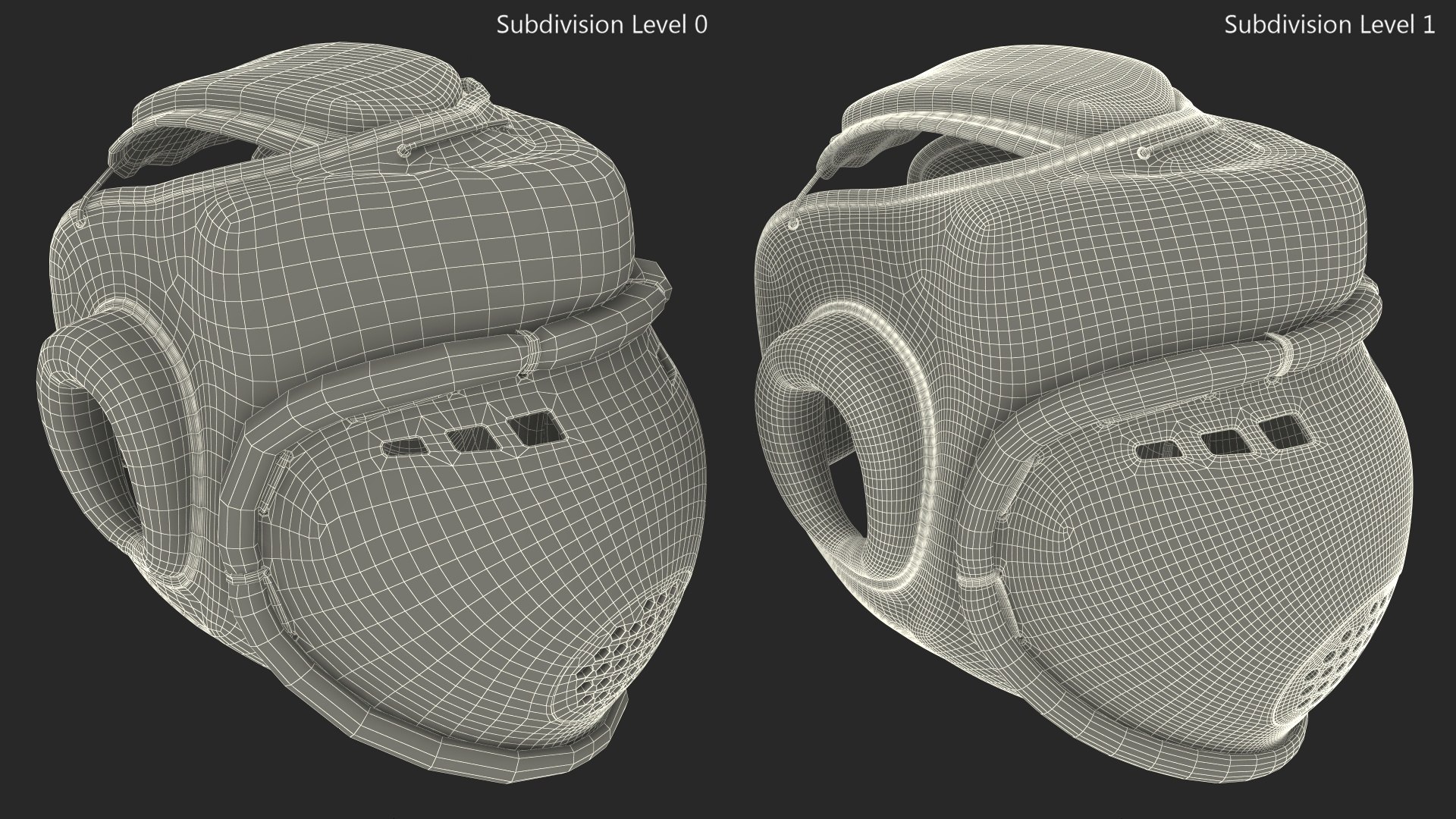 Kudo Helmet Playwell Black 3D Model - TurboSquid 2188897