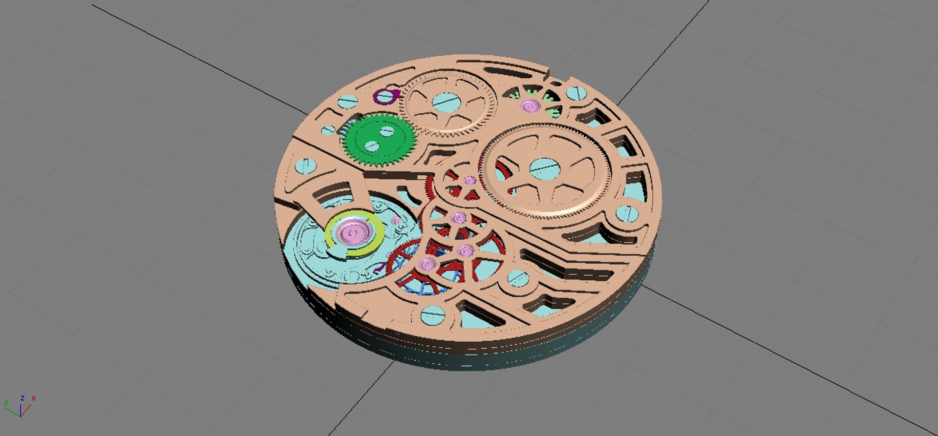 3d Model Watch Mechanism