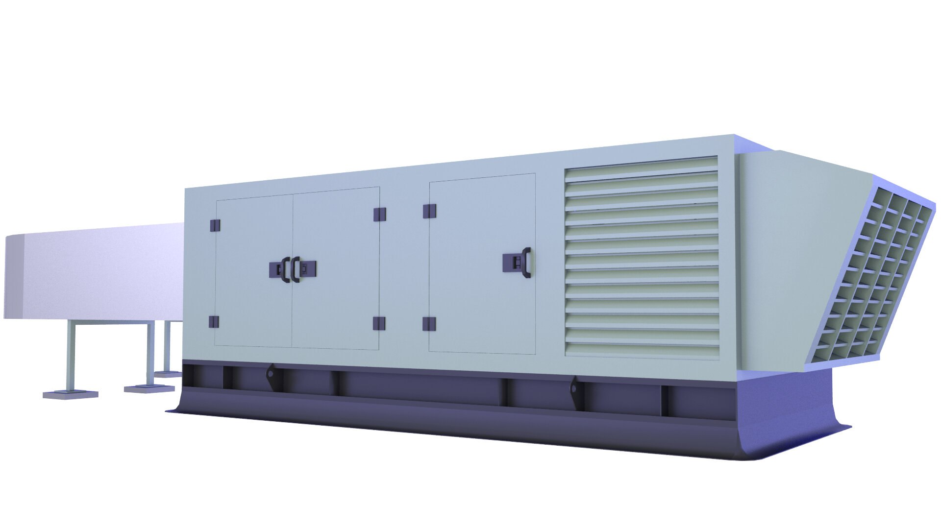 Air Handler Low Poly Game 9 3D Model - TurboSquid 2097152