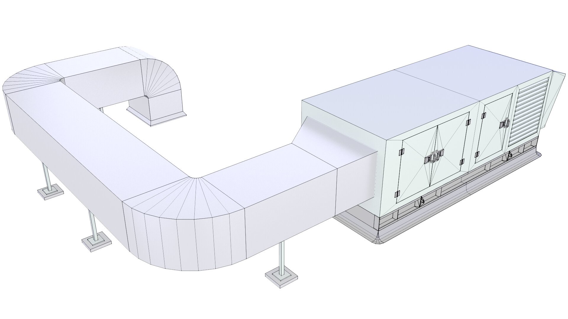 Air Handler Low Poly Game 9 3D Model - TurboSquid 2097152