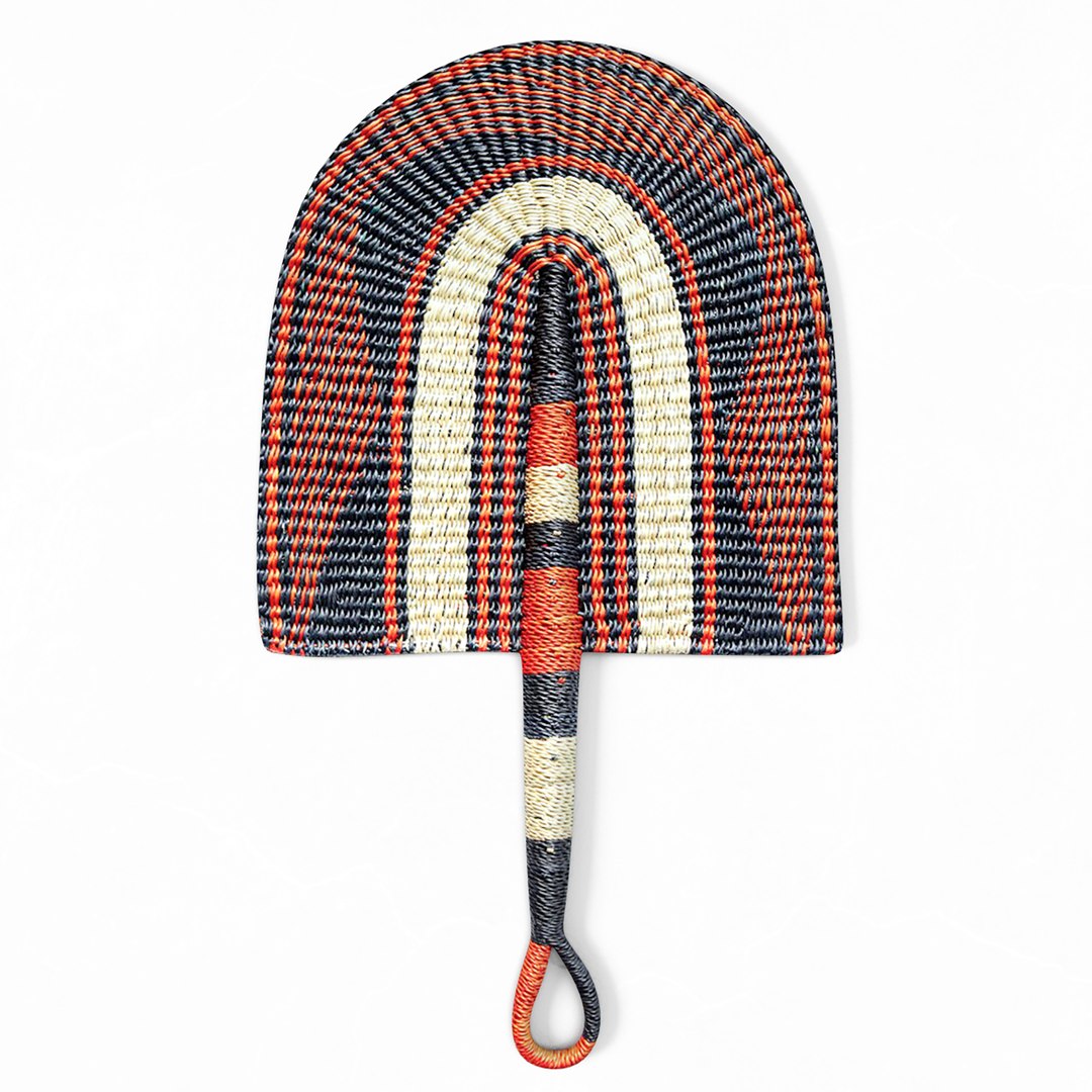 African Handwoven Fan 21 3D Model - TurboSquid 2129987