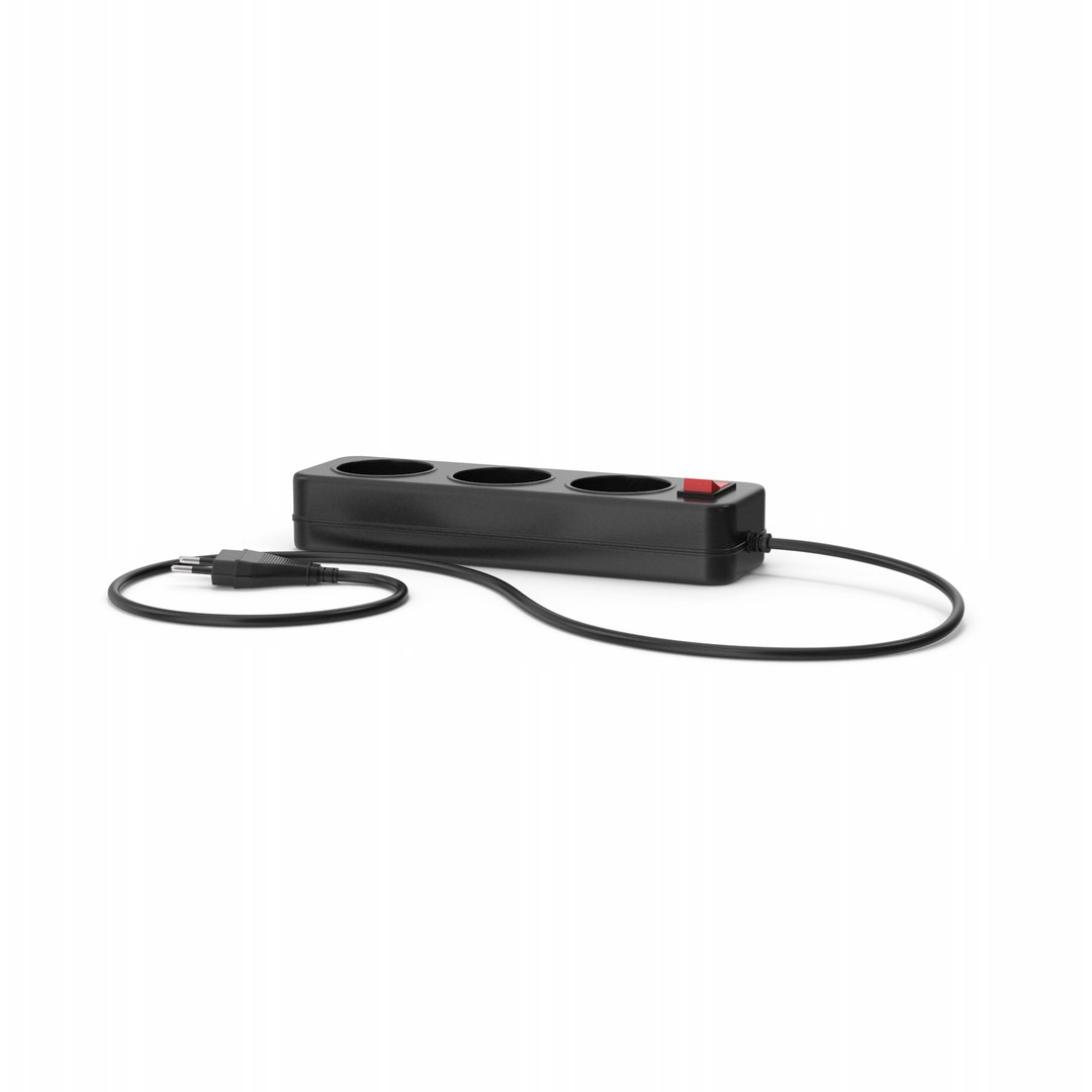 3D Electric Extension Socket Model - TurboSquid 2339465