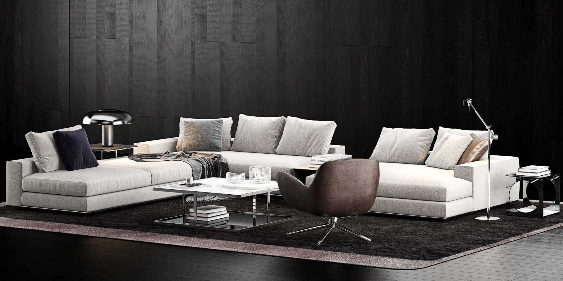 Minotti Hamilton Sofa 3D Model - TurboSquid 1594852