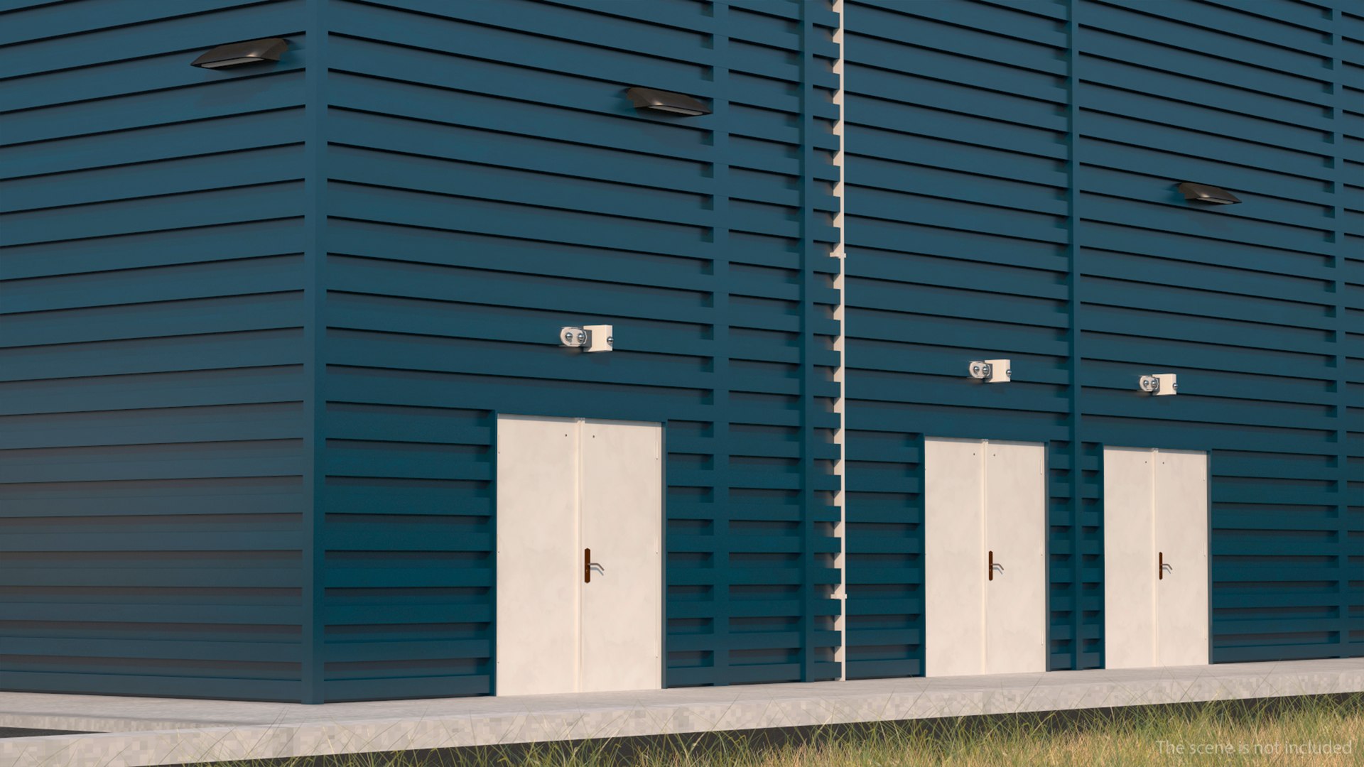 3D AES Battery Based Energy Storage Building - TurboSquid 2054502