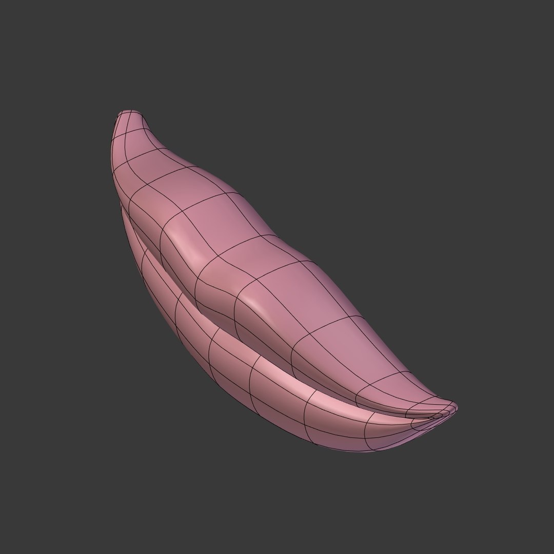 Lips Mesh 3D Model - TurboSquid 1289525