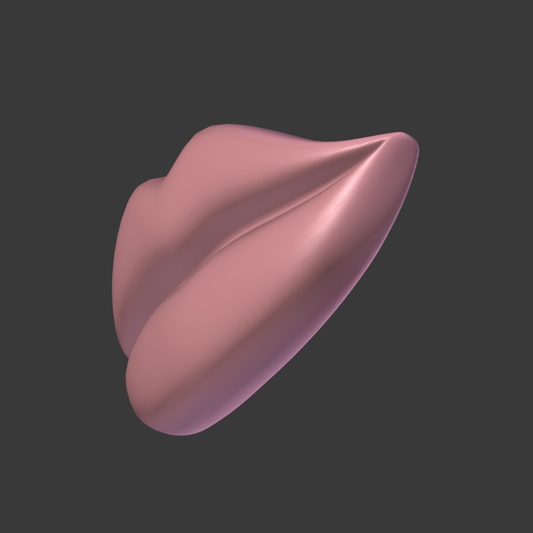 Lips Mesh 3D Model - TurboSquid 1289525