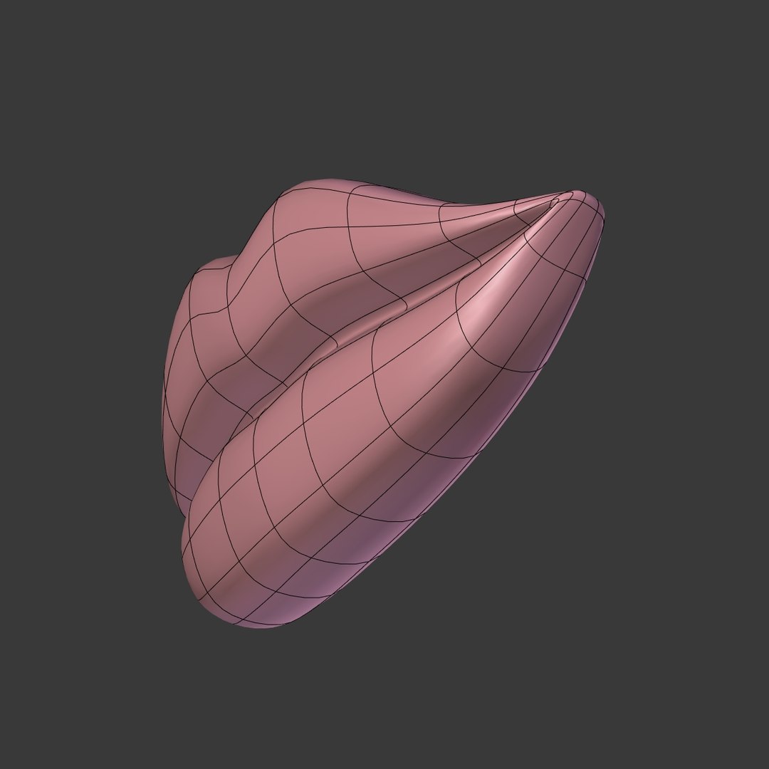 Lips Mesh 3D Model - TurboSquid 1289525