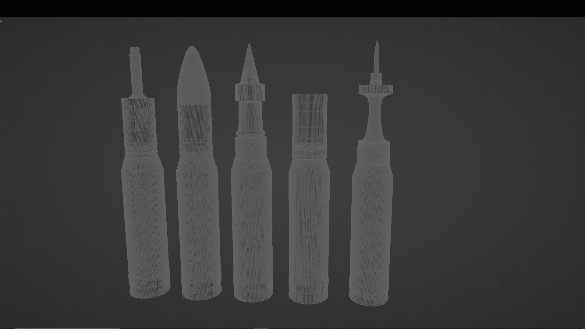 3D Ultimate Tank Shells Pack Model - TurboSquid 1748878