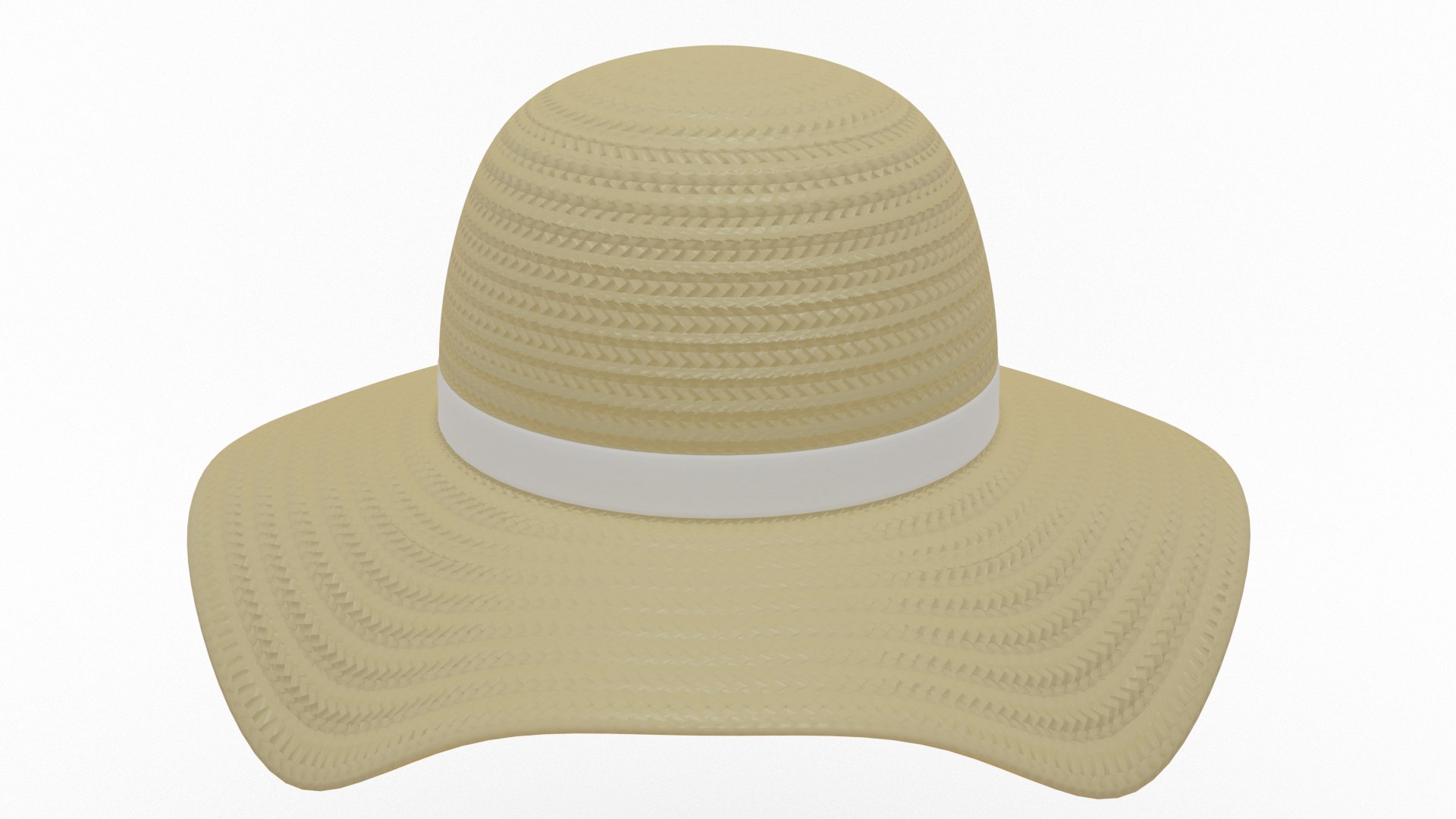 3D Straw Hat Model - TurboSquid 1895481