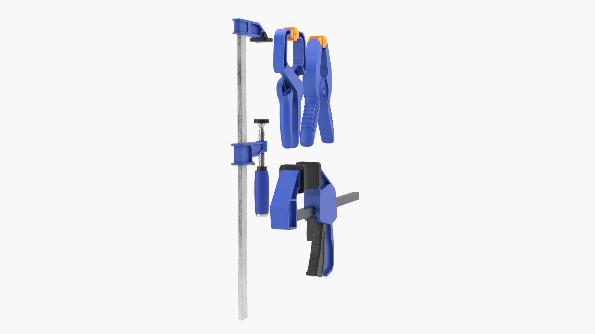 Clamp Set 3D Model - TurboSquid 2067736
