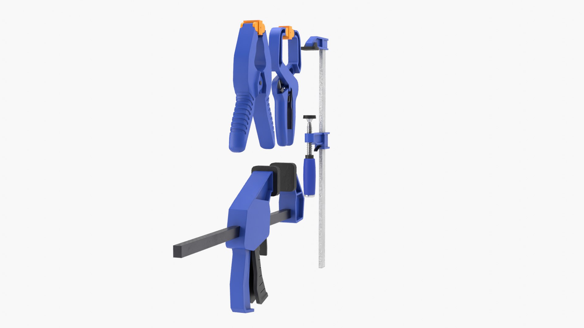 Clamp Set 3D Model - TurboSquid 2067736
