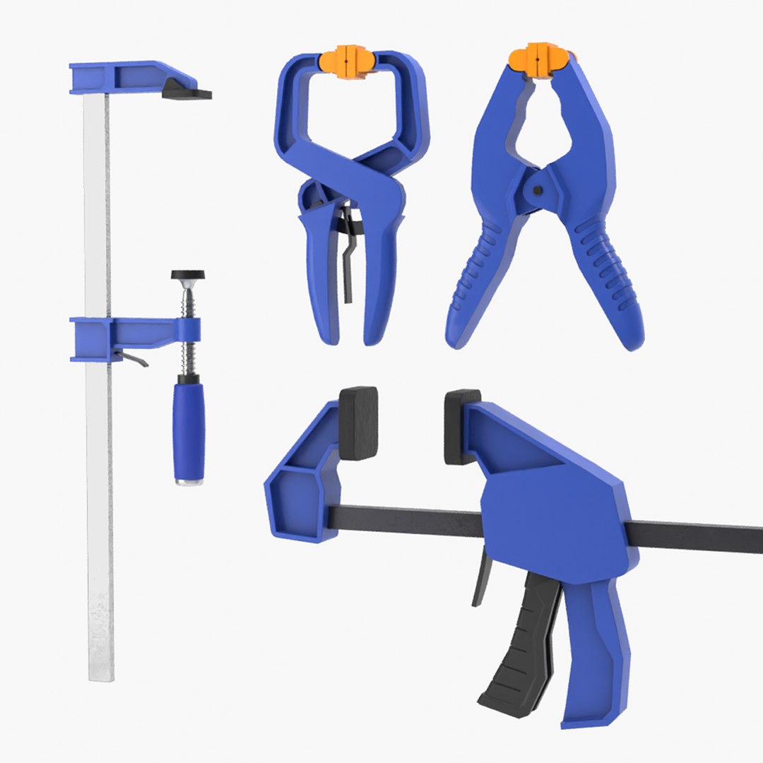 Clamp Set 3D Model - TurboSquid 2067736