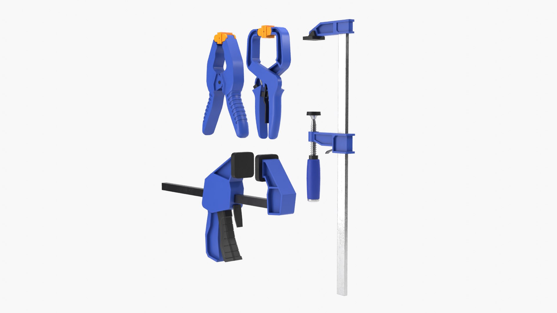 Clamp Set 3D Model - TurboSquid 2067736