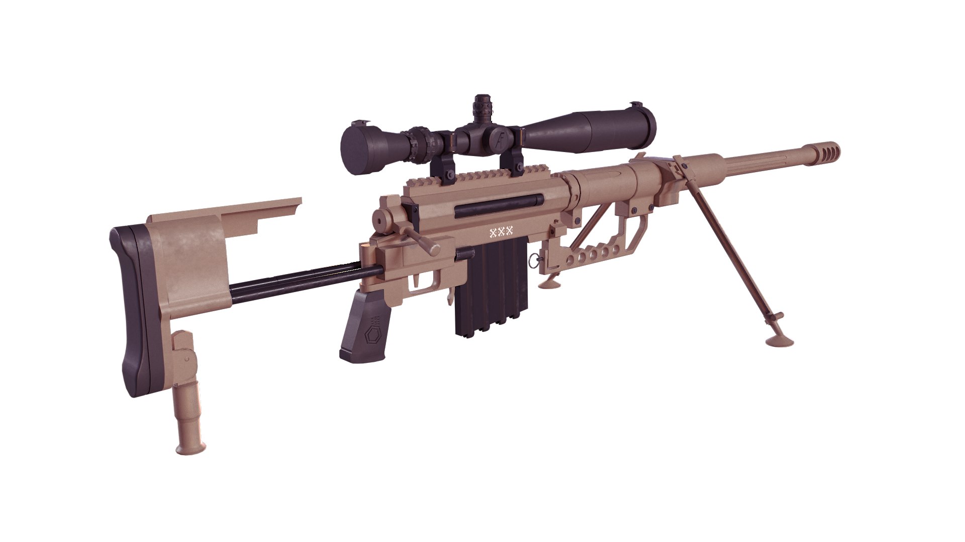 3D Sniper Rifle Model - TurboSquid 2138184