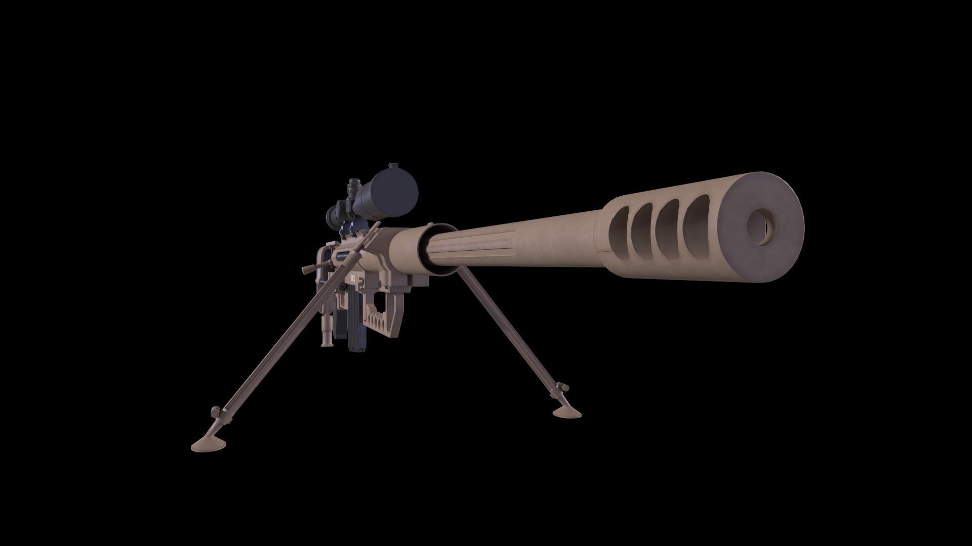 3D Sniper Rifle Model - TurboSquid 2138184