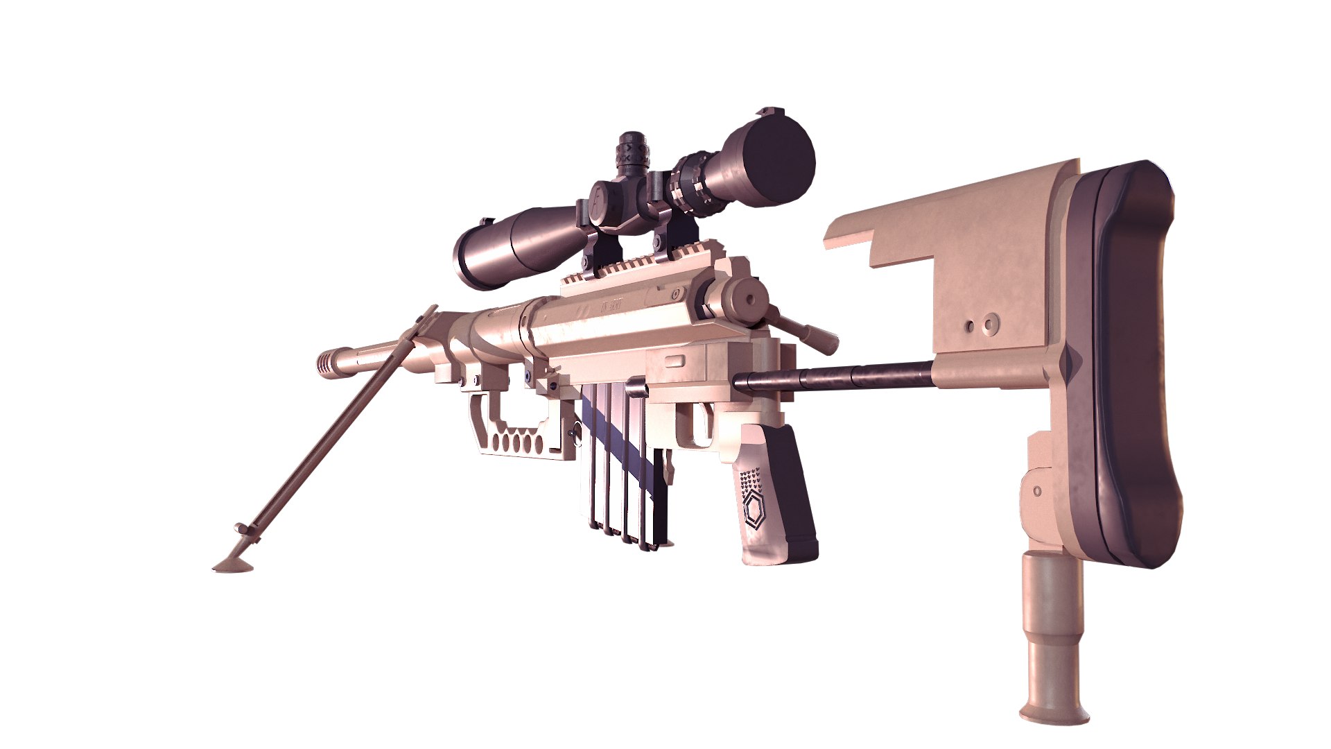 3D Sniper Rifle Model - TurboSquid 2138184