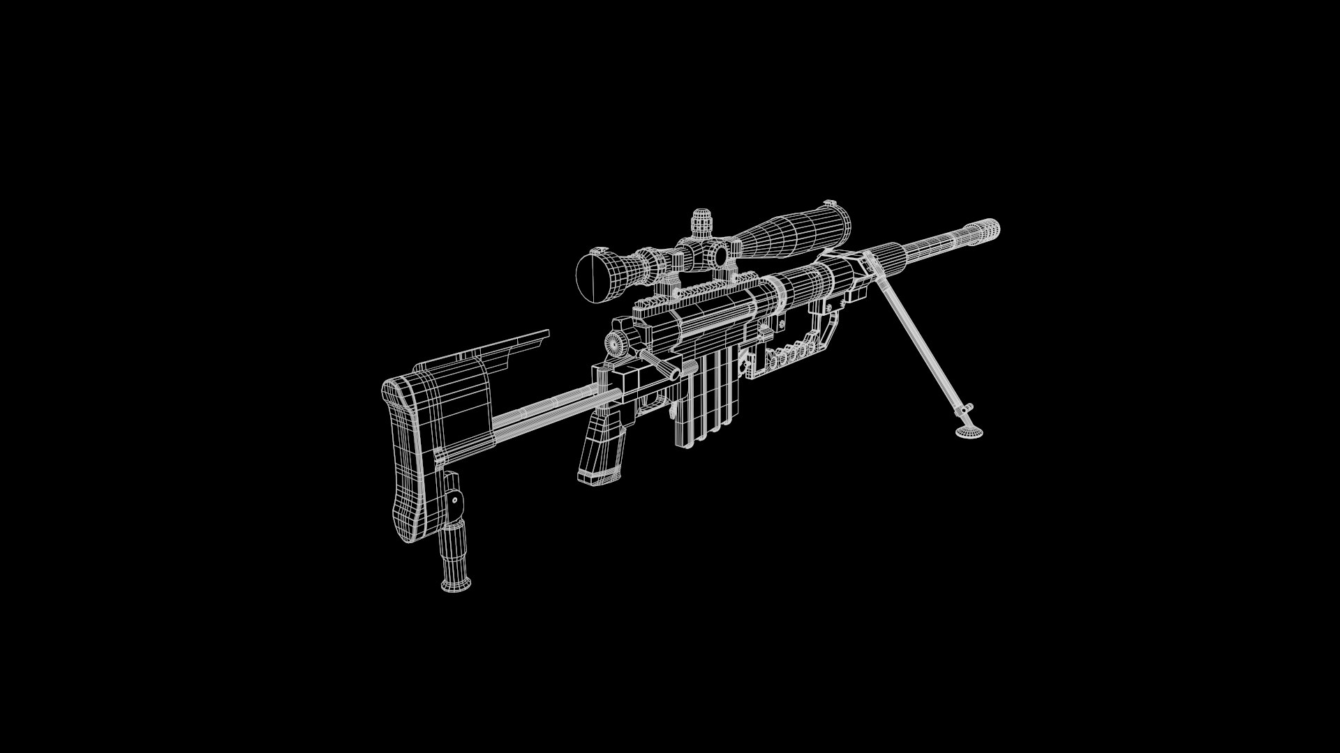 3D Sniper Rifle Model - TurboSquid 2138184