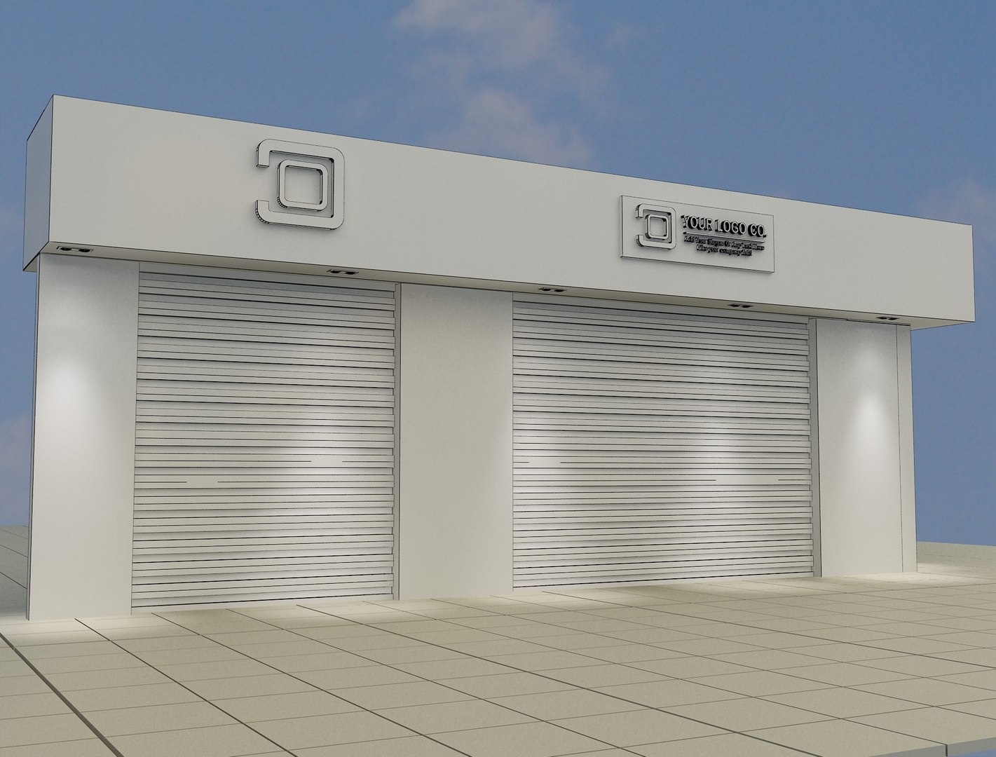 Car Service Entrance Logo Sign A607d 3D Model - TurboSquid 1913530