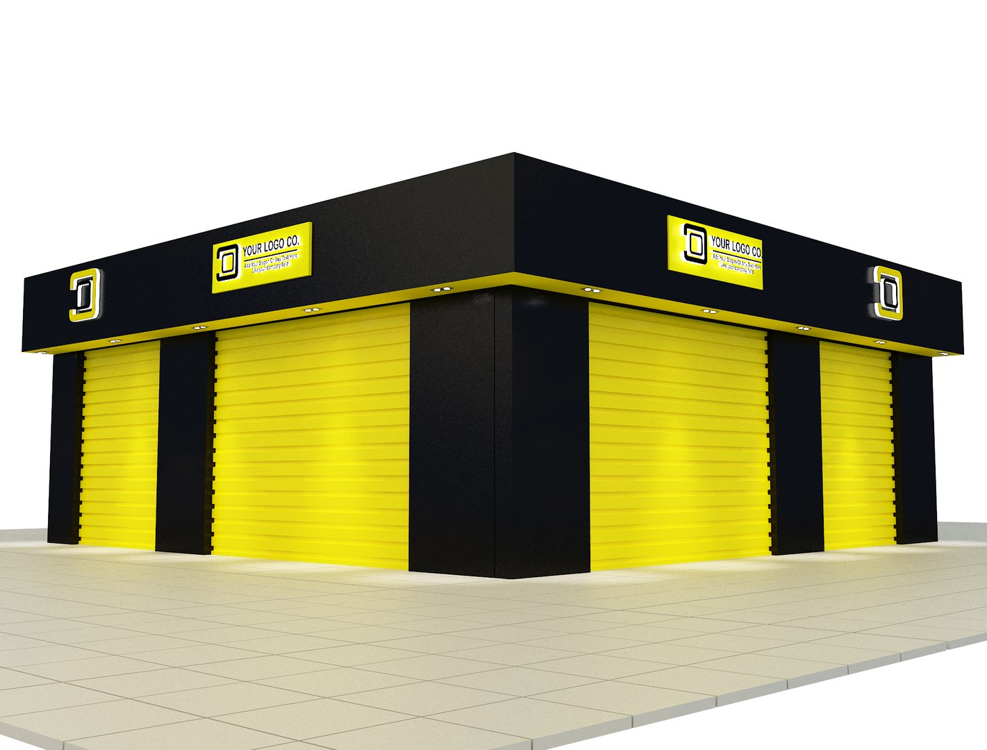 Car Service Entrance Logo Sign A607d 3D Model - TurboSquid 1913530