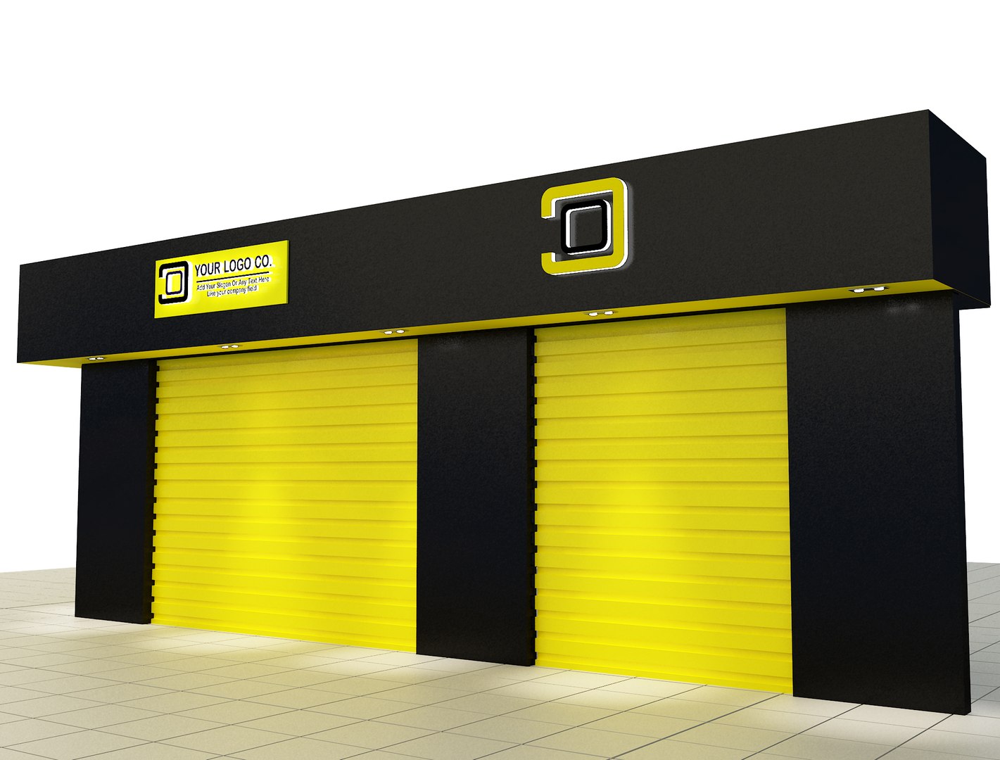 Car Service Entrance Logo Sign A607d 3D Model - TurboSquid 1913530