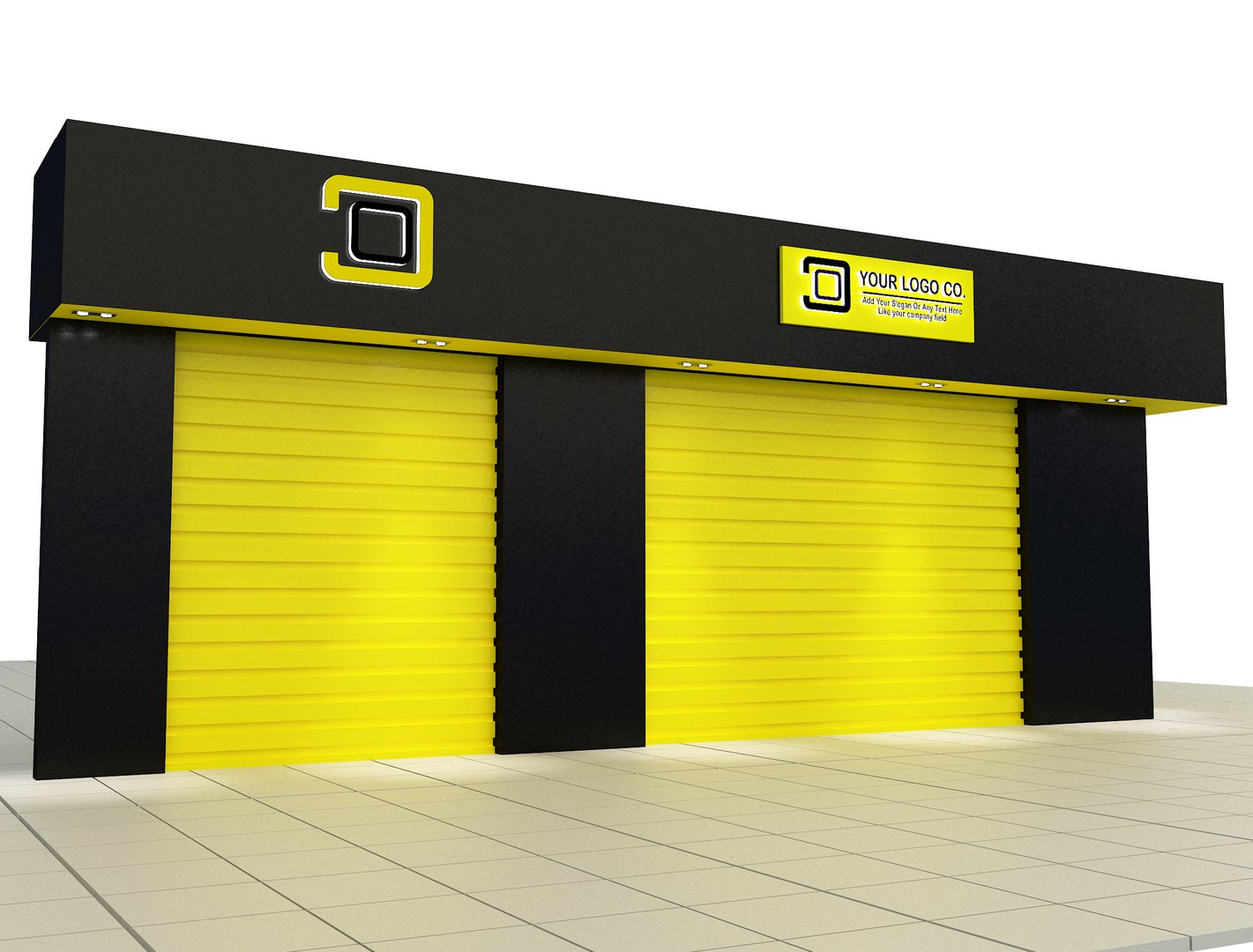 Car Service Entrance Logo Sign A607d 3D Model - TurboSquid 1913530