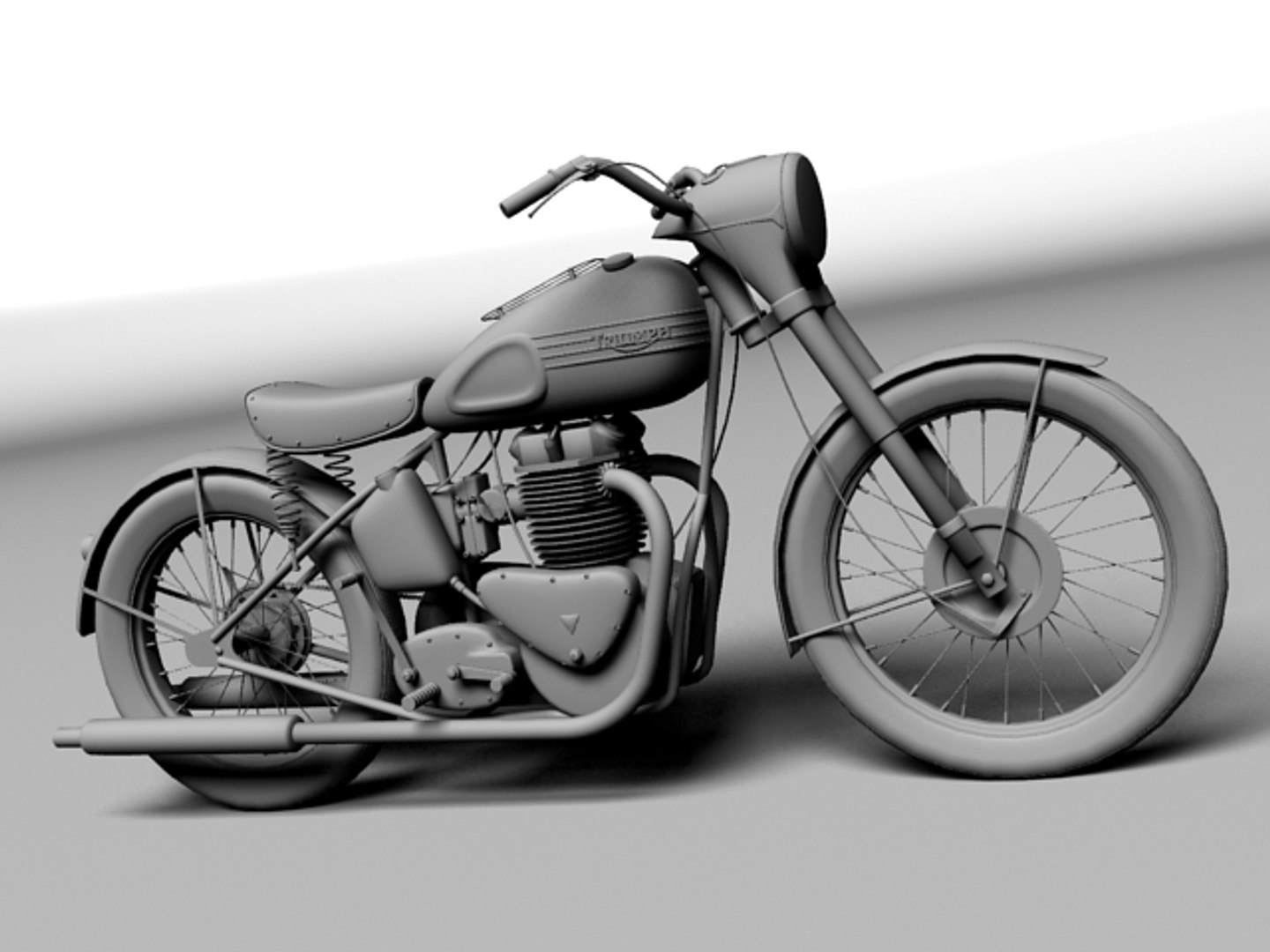 3d Model Triumph 6t
