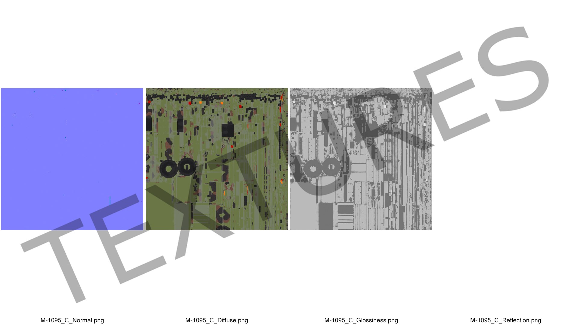 3D Military Drop Side Cargo Trailer M1095 Camouflage model - TurboSquid ...