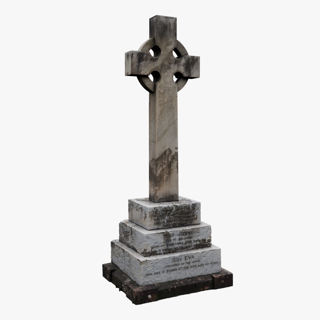 Gravestone 3D - TurboSquid 2380397