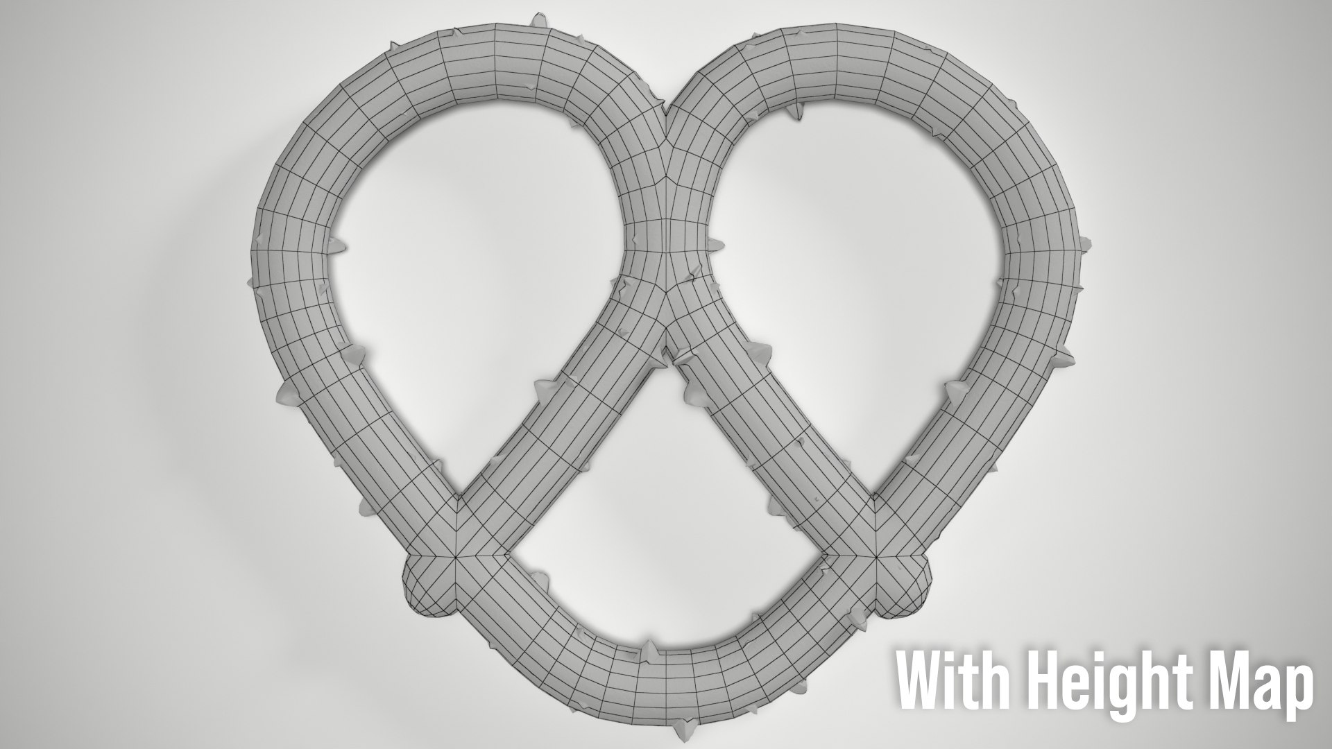A Salted Pretzel 3D model - TurboSquid 2143633