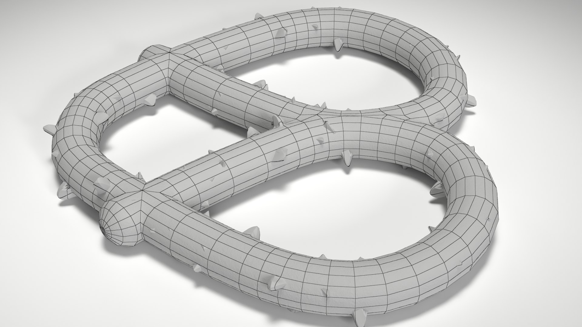 A Salted Pretzel 3D model - TurboSquid 2143633