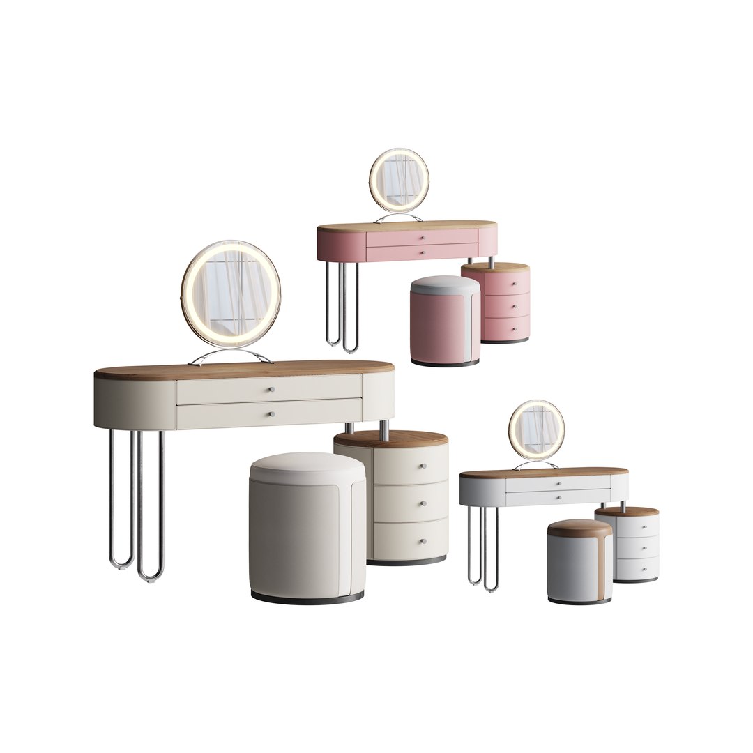 Coiffeuse Maxine 3D Model - TurboSquid 2358084