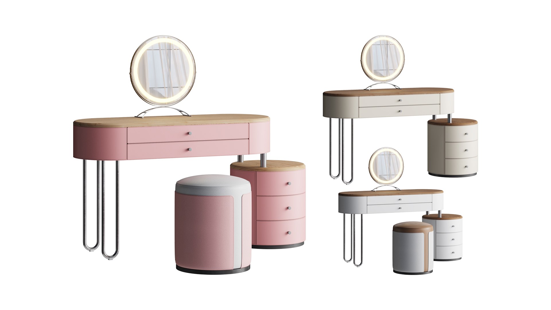 Coiffeuse Maxine 3D Model - TurboSquid 2358084